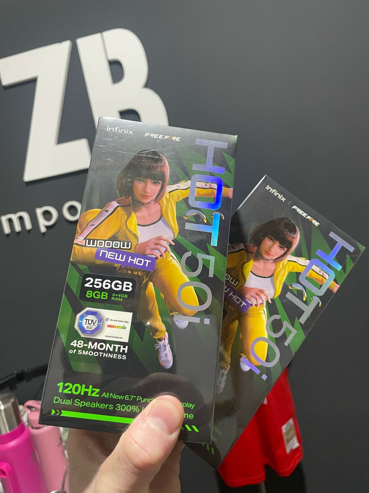 Infinix Hot 50i 256 GB 8GB (4+4) RAM free fire - ZB Urban